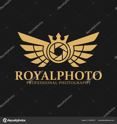 로얄 사진 고급 스러운 사진 로고 스톡 벡터 ©asmaraisme 182804510