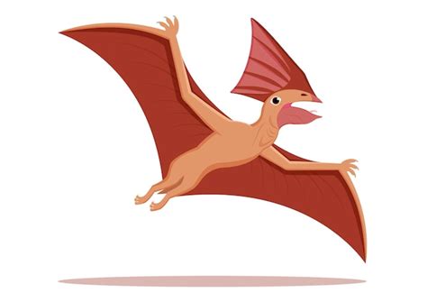 Ilustración de vector de personaje de dibujos animados de dinosaurio