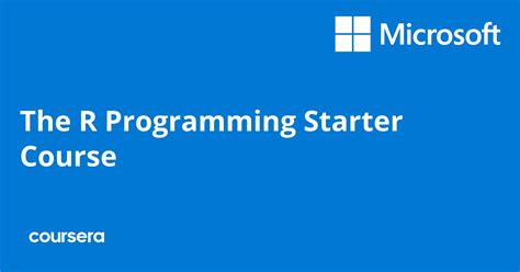 The R Programming Starter Course Coursera