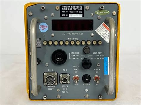 Ex Raf Aircraft Height Encoding Read Out Test Set 4920 99 117 1062