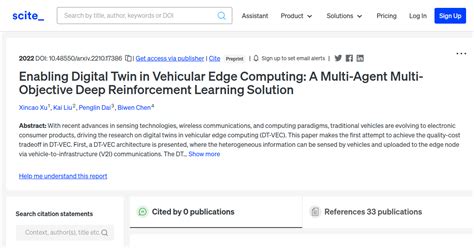 Enabling Digital Twin In Vehicular Edge Computing A Multi Agent Multi