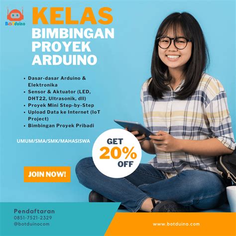 kursus elektronika dan pemrograman arduino di cibubur botduino jasa
