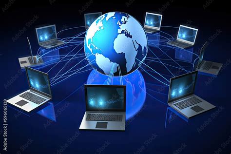 global computer network internet connectivity wifi cybersecurity network infrastructure