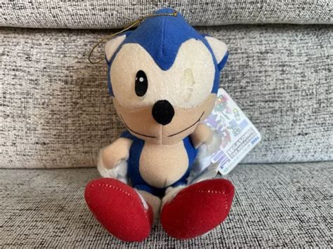 Vintage Sonic The Hedgehog Plush Toy Sega Ufo Catcher 1992 Japan