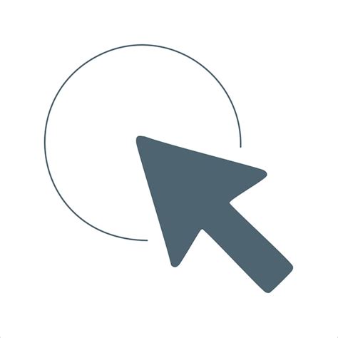 Premium Vector Click Icon Button Symbol Pointer Tap Mouse Arrow Interface Cursor Hand Design