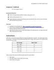 CSC 101 Lab 7 Gradebook Docx Last Updated 11 17 2022 10 46 A11 P11