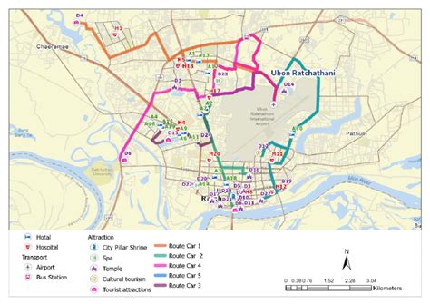 The Travel Routes Of The Buses Download Scientific Diagram