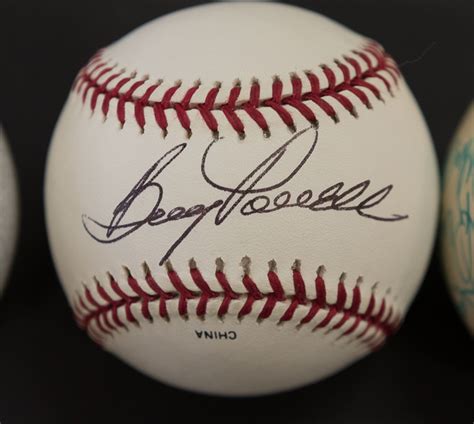 Lot Detail Lot Of 3 Orioles Signed Baseballs W Boog Powell
