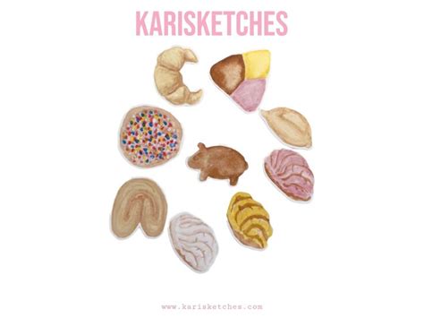 Pan Dulce Stickers Die Cut Stickers Wall Art Weatherproof Bakery