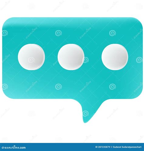 Ellipsis Icon In Trendy Style Blue Green Pink Three Dot Icon Signal