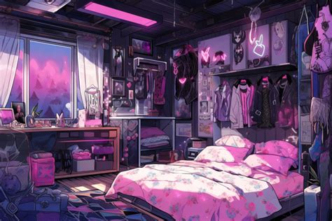 지저분한 방의 무료 배경 일러스트