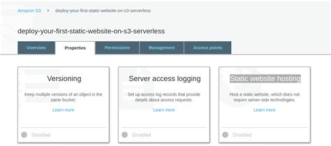 deploy static website on aws s3 using serverless framework