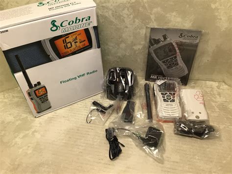 Cobra Mr Hh350w Flt Handheld Floating Vhf Radio 6 Watt And Submersible