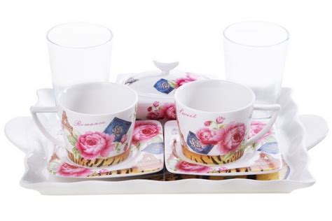 Paci Kaffeeservice Sanii 7 Teiliges Kaffeetassen Set Für 2 Personen 7