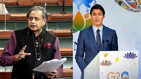 Canada Jeopardised Good Ties Shashi Tharoor On Trudeaus Allegation