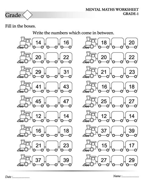 Numbers In Between Worksheet Mirko Busto