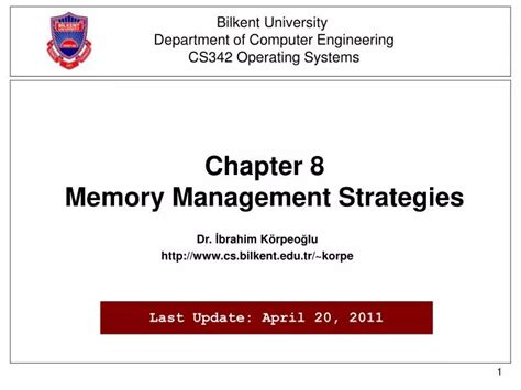 Ppt Chapter 8 Memory Management Strategies Powerpoint Presentation