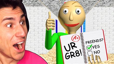 Baldis Basics But Baldi Is Nice Youtube