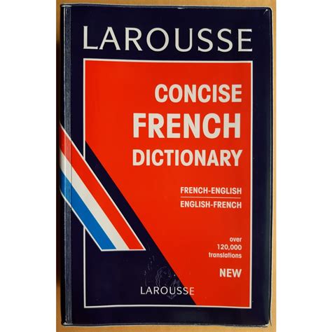 หนังสือพจนานุกรม Concise French Dictionary ฝรั่งเศส อังกฤษ อังกฤษ