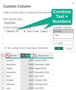 Concatenate Values In Power Query M Guide