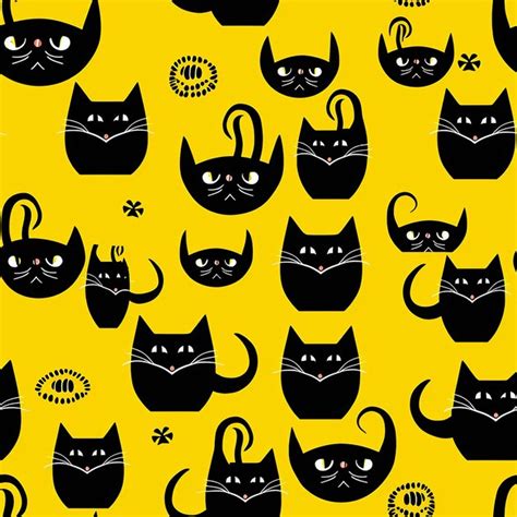 56 000 Black Cat Patterns Pictures