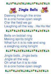 Jingle Bells Worksheets
