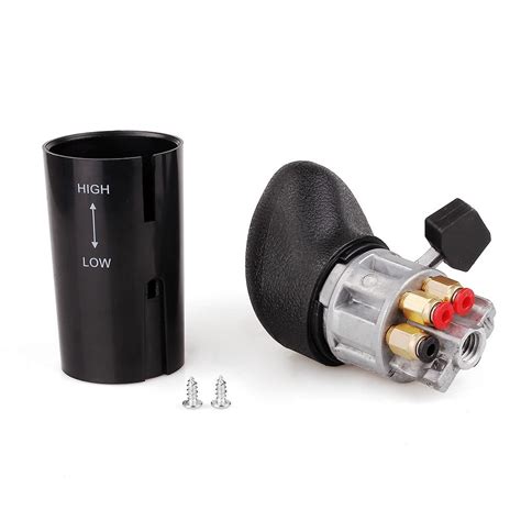 Furulu 1x Gear Shift Knob W Range Selector For Freightliner Mack 455