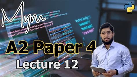 Arrays Introduction Lecture 12 Paper 4 9618 By Yousuf Mateen