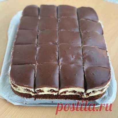 Торт 'Бaунти' ⠀ Корж: 4 яйцa; 200 гр сахара; 200 гр муки; Какао -3 стол ...