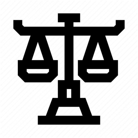 Balance Equality Weight Scale Stability Healthy Economy Icon