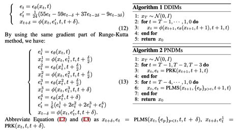扩散模型中的 pndm 采样 ze s blog
