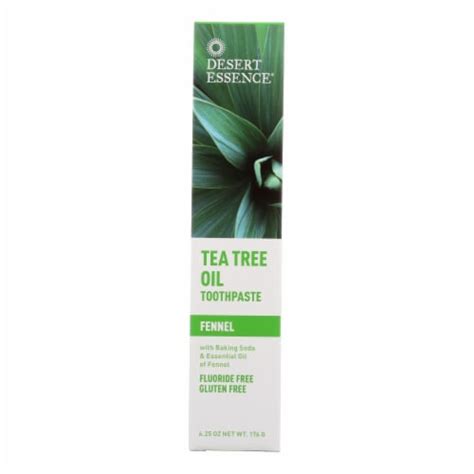 Desert Essence Natural Tea Tree Oil Toothpaste 6 25 Oz Kroger