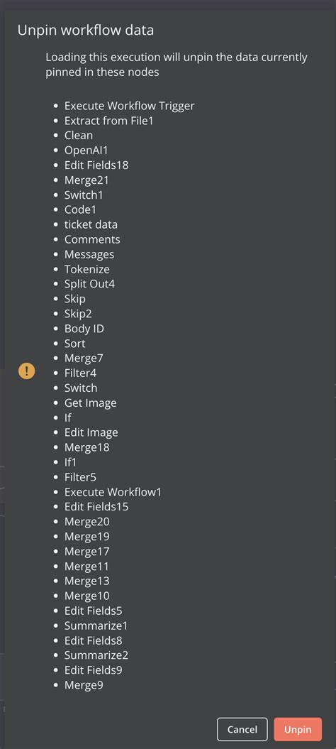 unpin all nodes feature requests n8n community