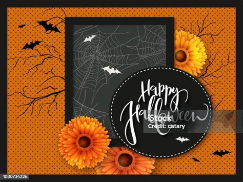 Ilustrasi Vektor Dengan Template Desain Untuk Spanduk Acara Halloween