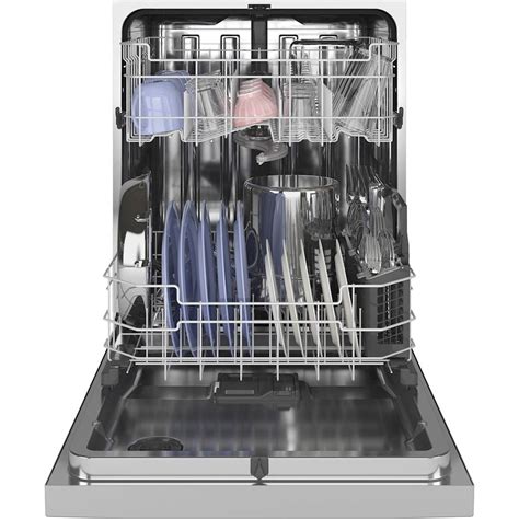Best Buy GE Front Control Built In Dishwasher With Stainless Steel Tub DBA Stainless Steel