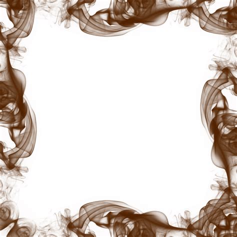 Abstract Brown Smoke Frame 34002521 Png