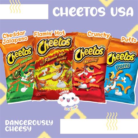 Jual Ready Stock Cheetos Usa Import Flaming Hotcrunchyjalapenopuffs