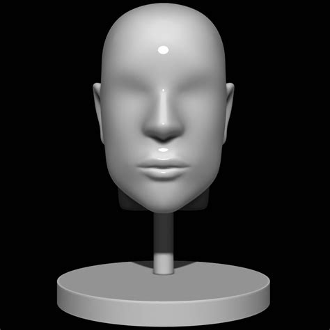 Pilot Headset With Mannequin Head 3D Model 49 3ds Blend C4d Fbx