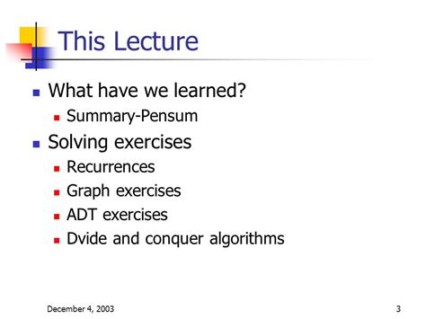 December 4 Algorithms And Data Structures Lecture Xv Simonas Šaltenis