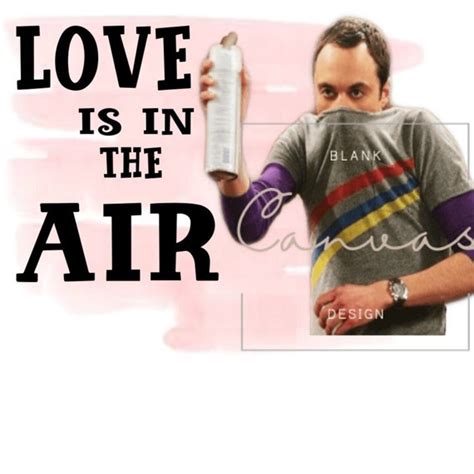 Sheldon Meme Love Is In The Air