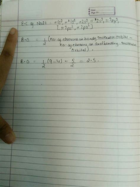 What Is The Electronic Configuration Of N2 And Also Its Bond Order