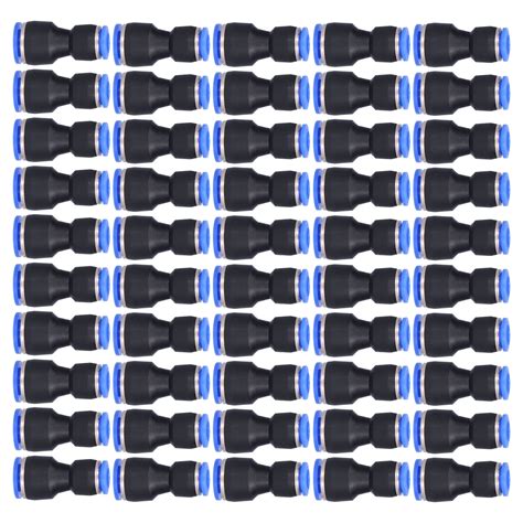 Conector Reductor Neumático De 50 Piezas Accesorios Reductores Rectos
