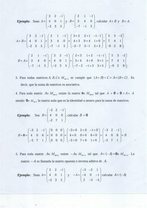 Solution Operaciones Con Matrices Ejercicios Propuestos Studypool
