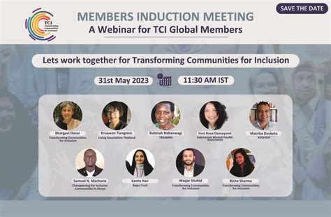 Members Induction Meeting Tci Global