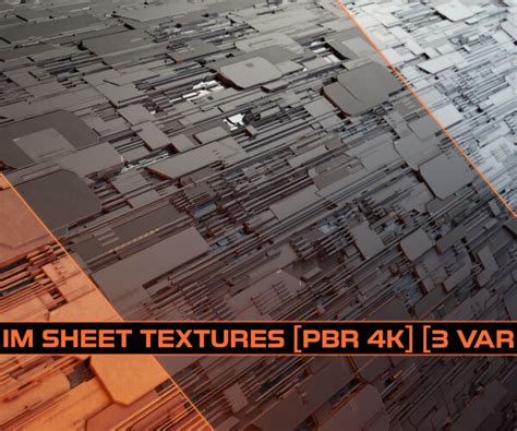 Artstation Sci Fi Greebles Texture 3 Variations Resources