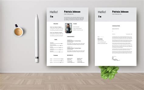 Multiple Geometric Resume Layout 464970 TemplateMonster