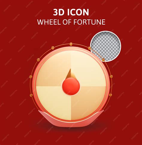 Premium Psd Wheel Of Fortune Game 3d Rendering Illustration