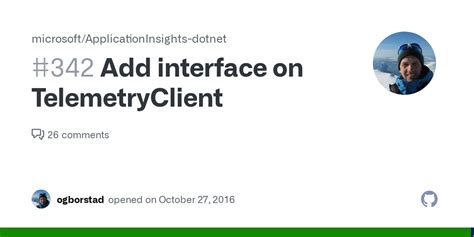 Add Interface On TelemetryClient Issue 342 Microsoft