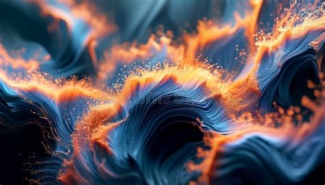 Vibrant Swirls Of Color Dance In An Abstract Ocean Of Energy And Motion