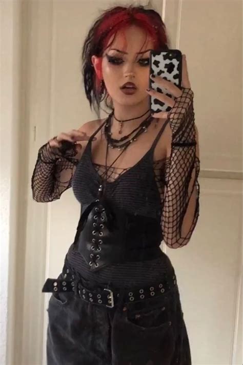 Punk Goth Goth Fashion Grunge Outfits Goth Outfits